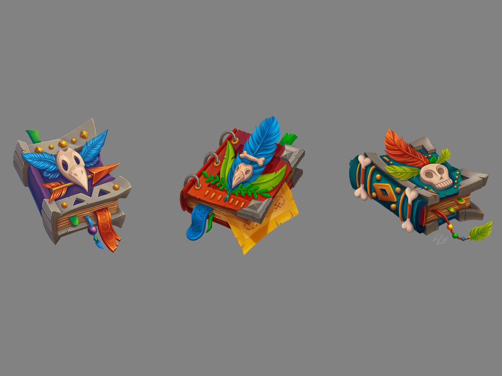 Rendered in-game icon, stylized item, game prop art | Upwork