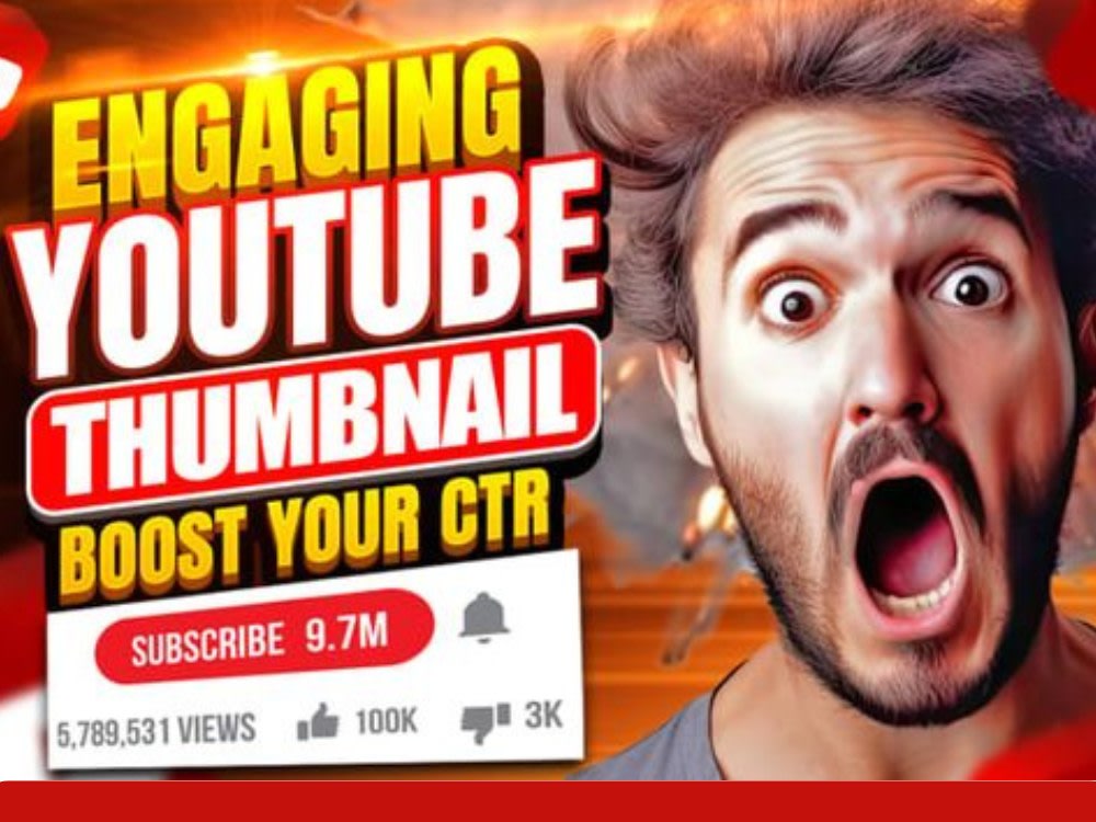 Engaging YouTube Thumbnail to boost your CTR, Attractive Thumbnail ...
