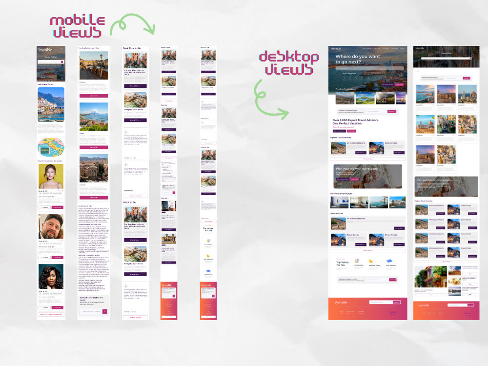 Figma Website Design for Desktop and Mobile | Upwork
