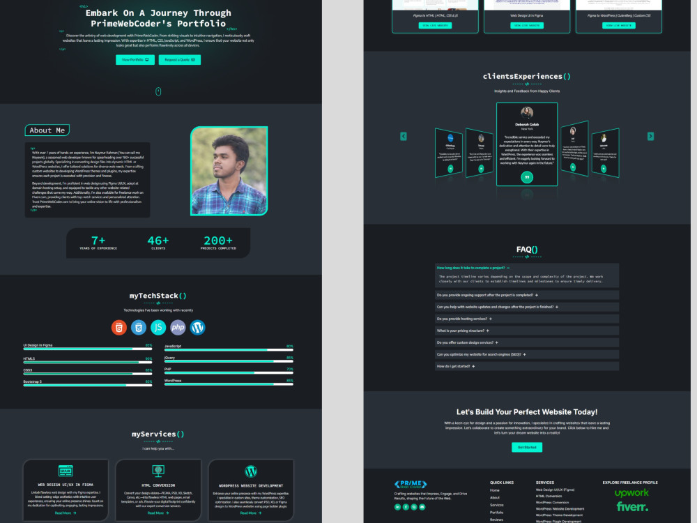 Convert Figma, XD, PSD, or any Design into HTML Responsive Website | Upwork