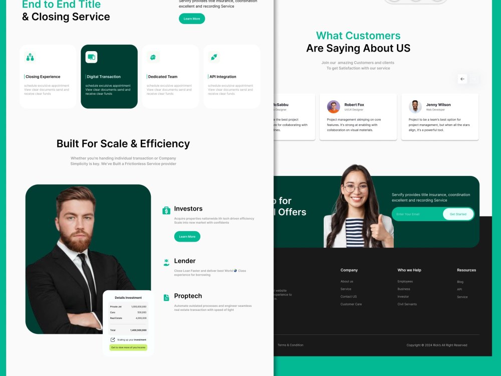 A Responsive Figma Website Design UI/UX Design | Website & Mobile App ...