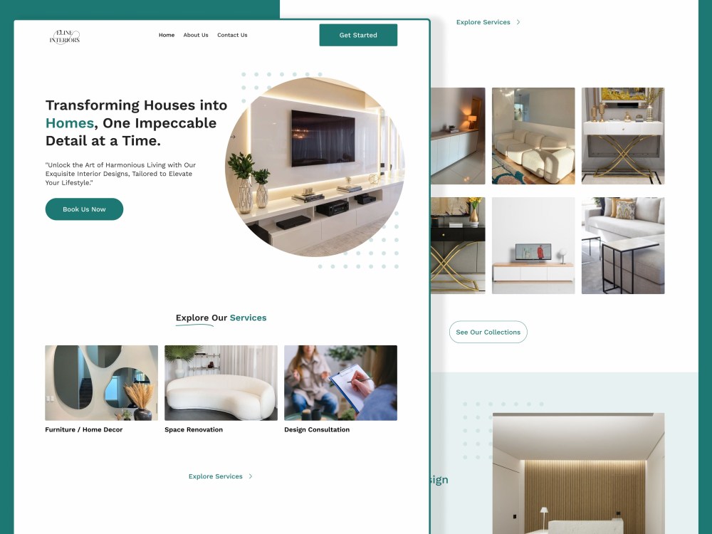 Responsive website UI/UX design, web UI design in Figma | Upwork