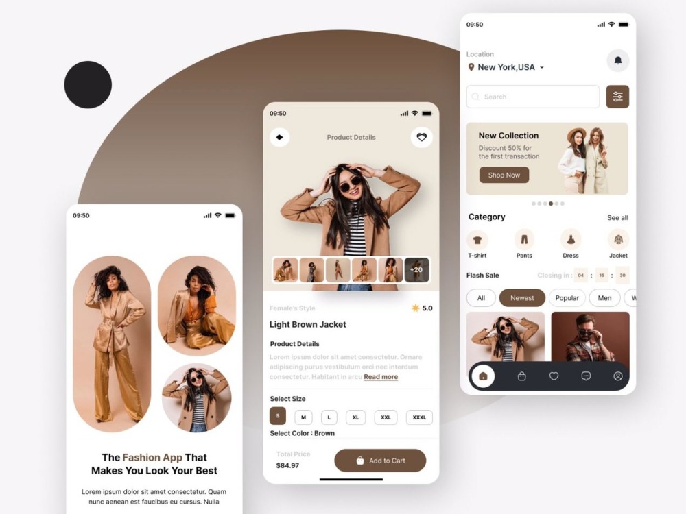 A custom Mobile App UI design concept | Upwork