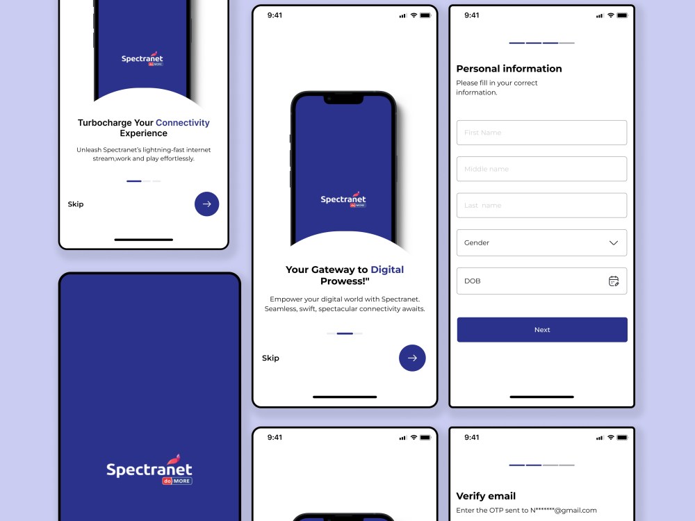 A custom Mobile App UI design concept | Upwork