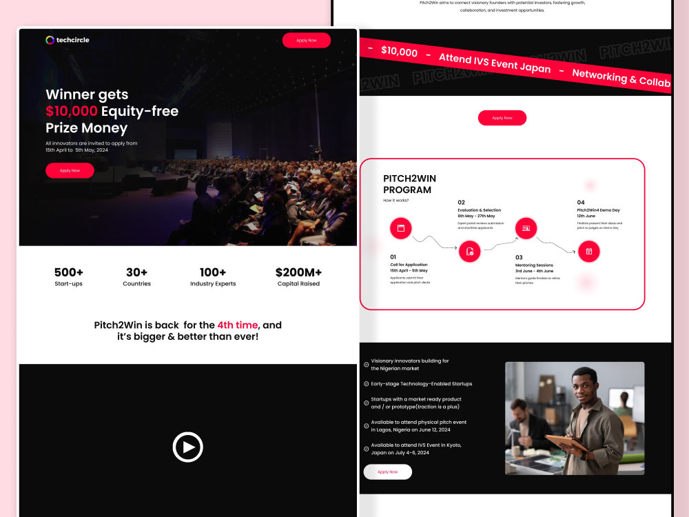 Get a creative and unique landing page design | Upwork