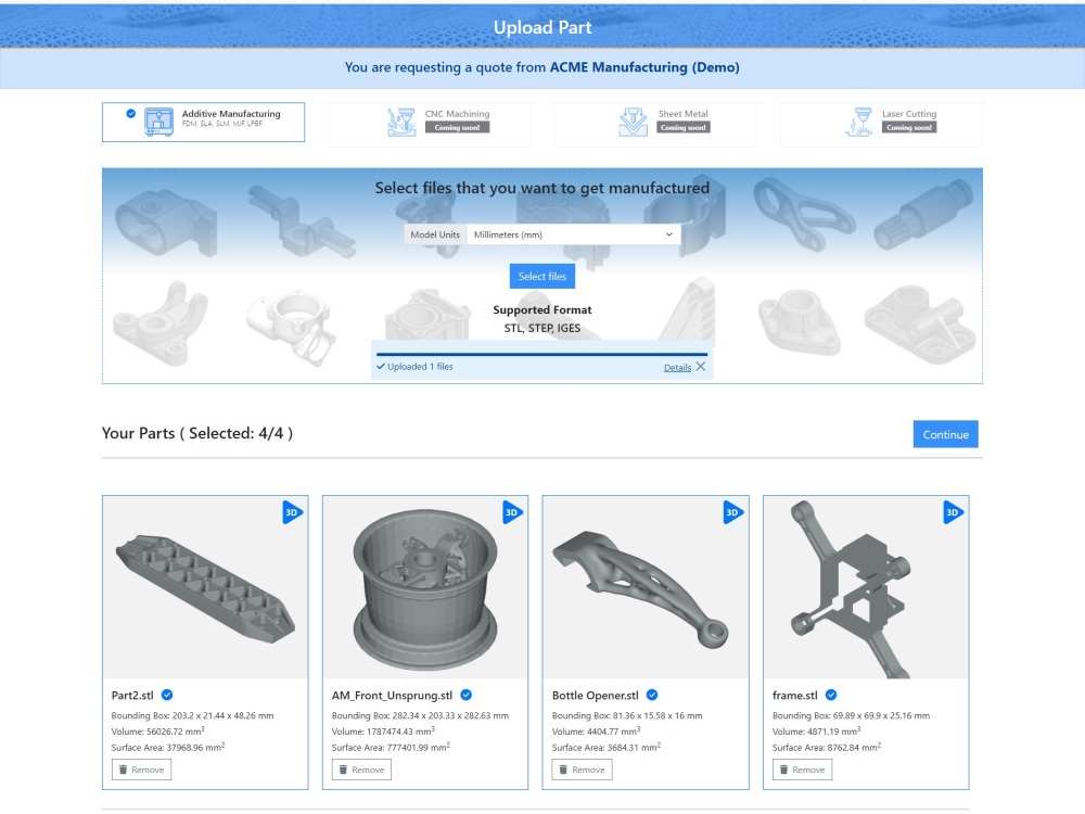 A Quoting Automation Widget for your 3D Printing and Manufacturing ...