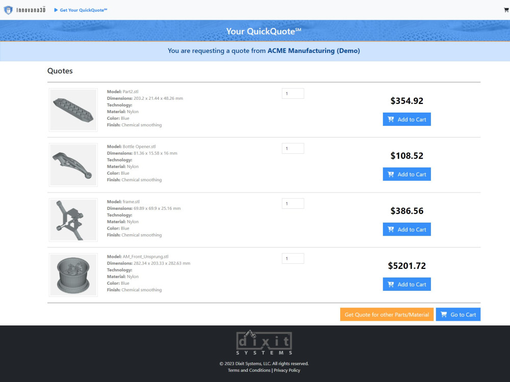 A Quoting Automation Widget for your 3D Printing and Manufacturing ...