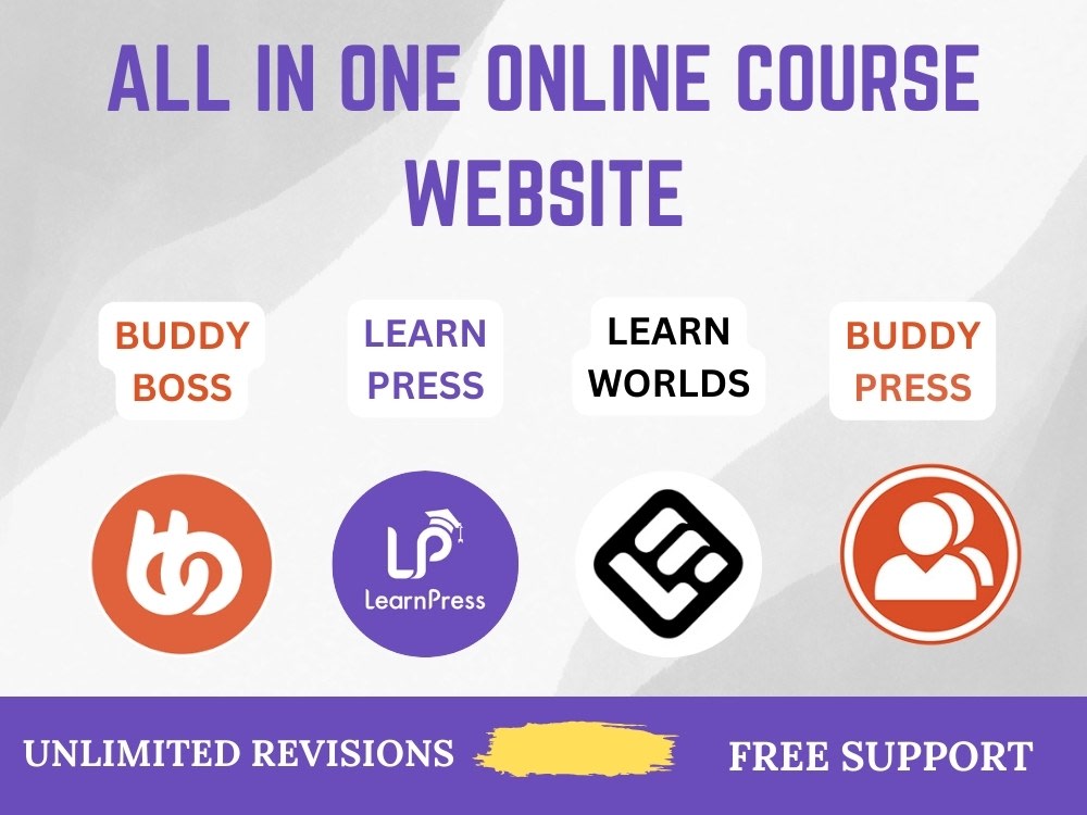 A well built buddyboss, learndash, masterstudy, tutor lms, elearning. | Upwork
