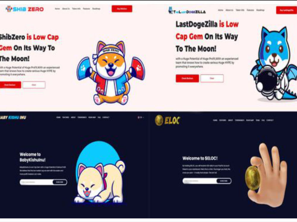 Crypto meme token, memecoin website and crypto logo design | Upwork