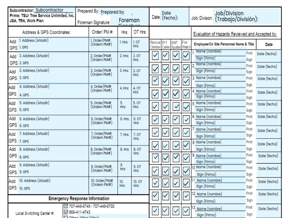 A Fastfield Form with a Custom automated Report to capture essential ...