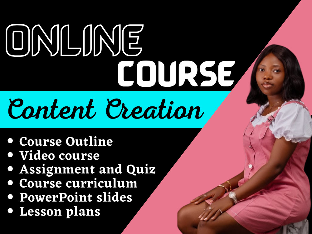 High-Quality Online Course Content Creator, Curriculum, and Lesson ...