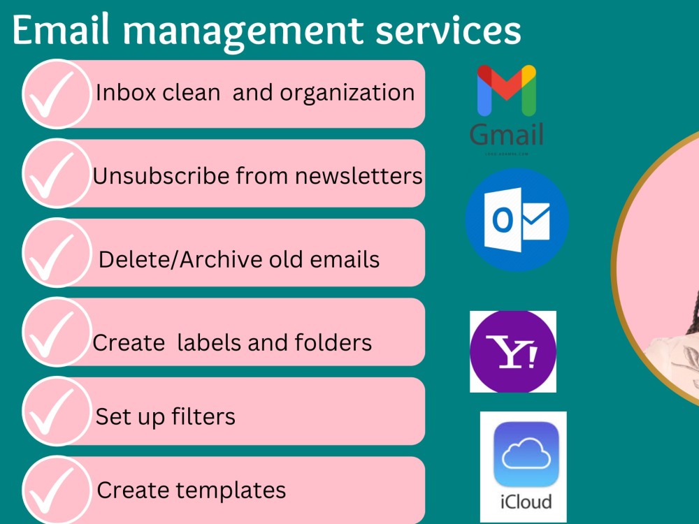 Proffessional Gmail, Outlook, Yahoo and icloud email inbox organization ...