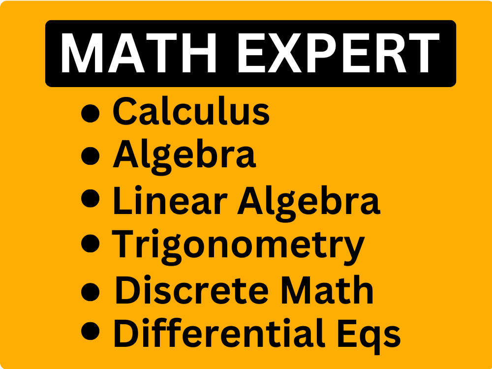 Math tutor for calculus and algebra | Upwork
