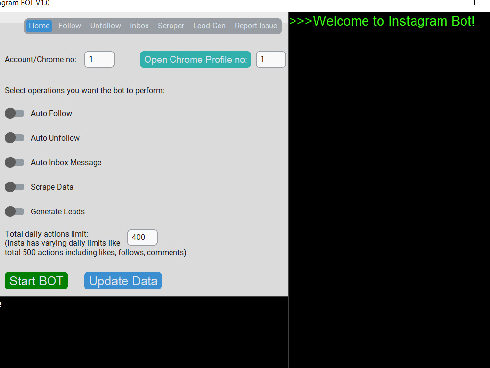 A complete Instagram automation bot software | Upwork