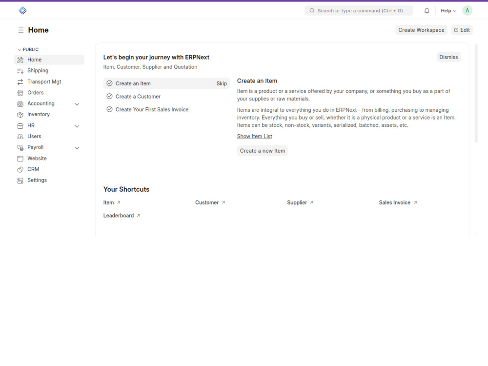 A Custom ERP(ERPNext) Development for Streamlined Business Operations | Upwork