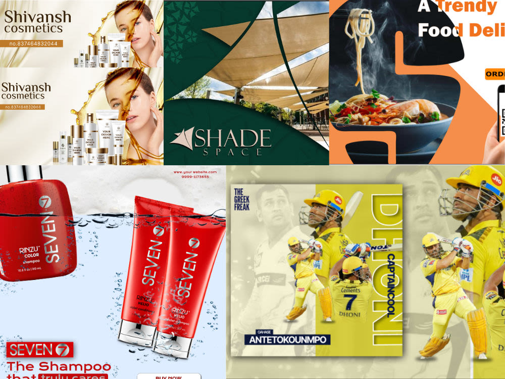 DIGITAL GRAPHIC POSTER, BANNER ,THUMBNAILS DESIGN. | Upwork