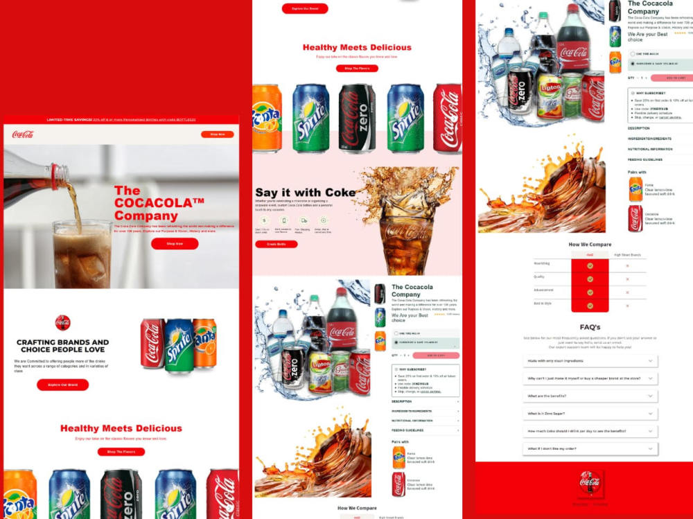 An appealing landing page design in Replo/ Figma to Replo design | Upwork
