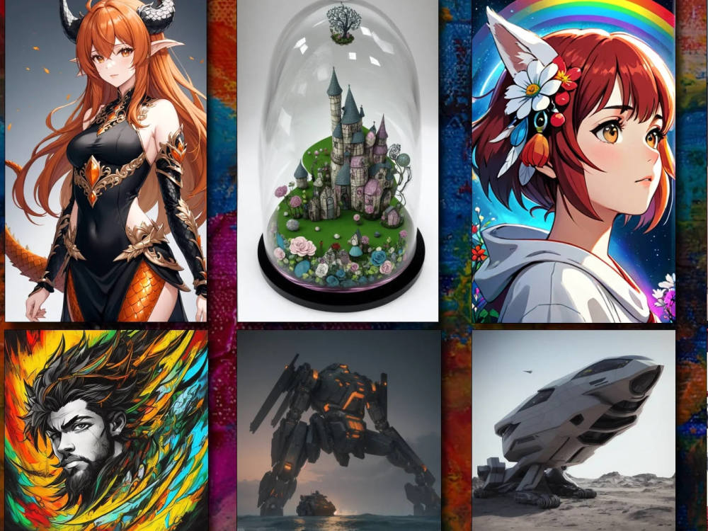 A generated concept art and images using ai | Upwork