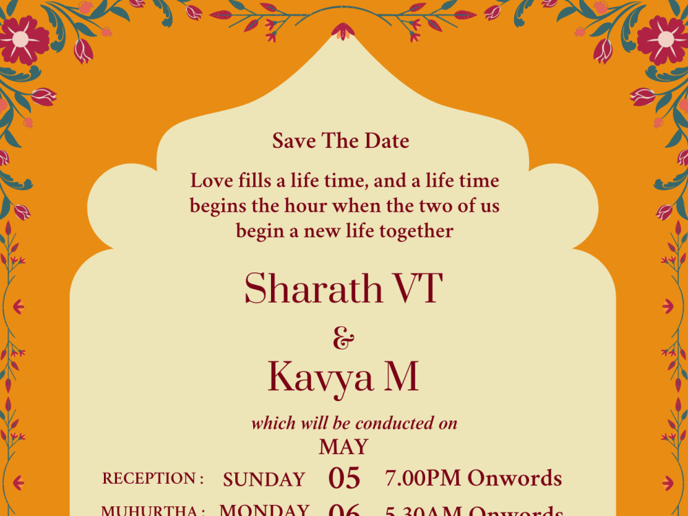 Social Media Poster / Wedding Invitation | Upwork
