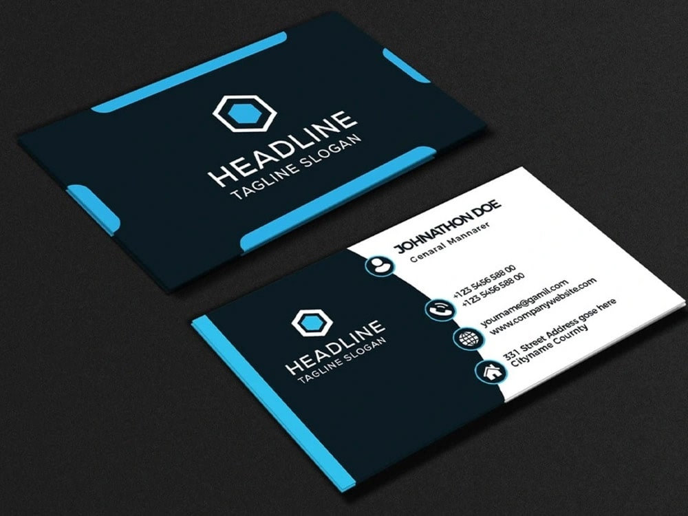 Eye-catching Business card /Professional Visiting Card Design | Upwork