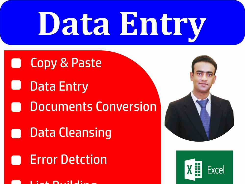 Data Entry + Data Extraction + Copy Paste for your Business | Upwork
