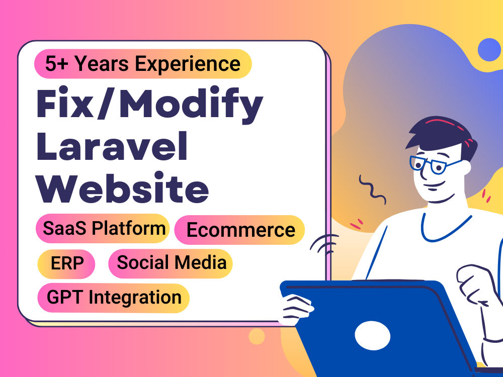 Bug fixes in PHP Laravel website | Upwork
