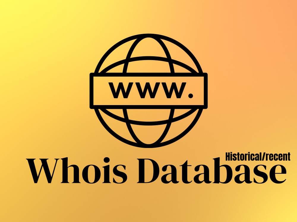 Updated whois database domain registration data | Upwork