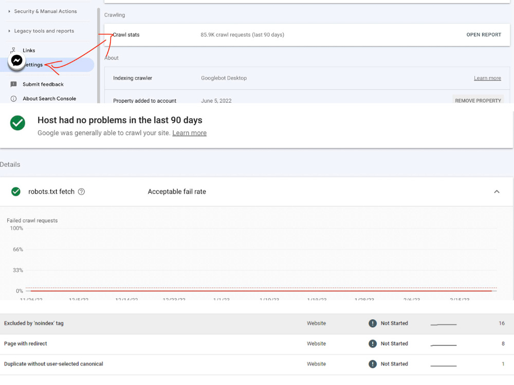 Fix google search console indexing issues and core web vitals issues | Upwork