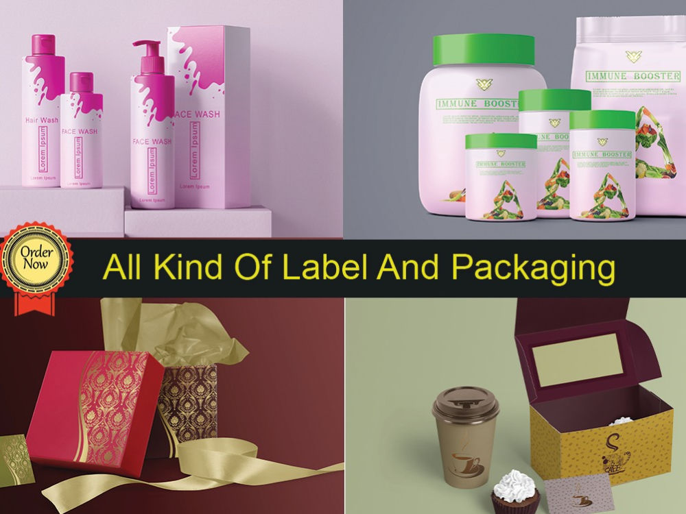 Professional box design, product packaging design, product label design ...