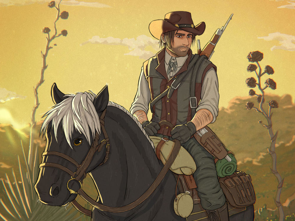 A highly detailed illustration of a character. | Upwork