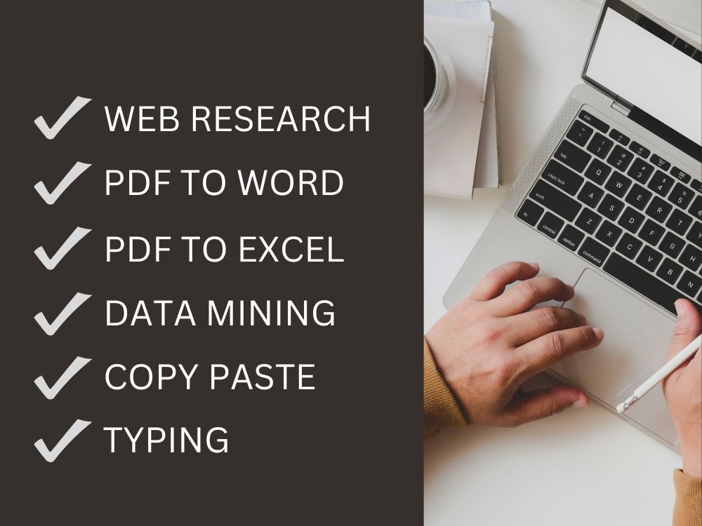 A best data entry work done for you | Upwork