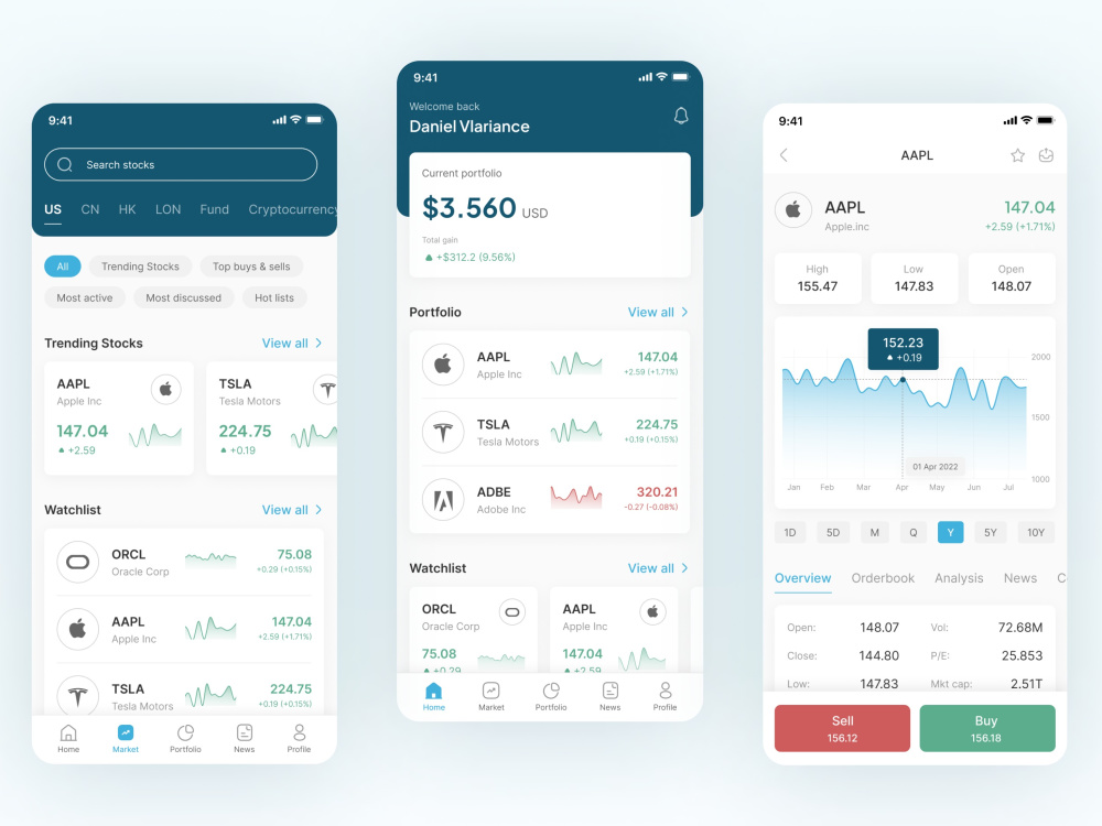 Modern, professional & impactful mobile app UI UX design for your ...