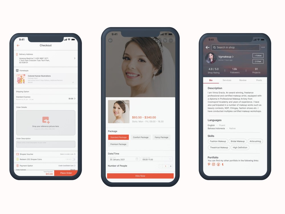 Modern, professional & impactful mobile app UI UX design for your ...