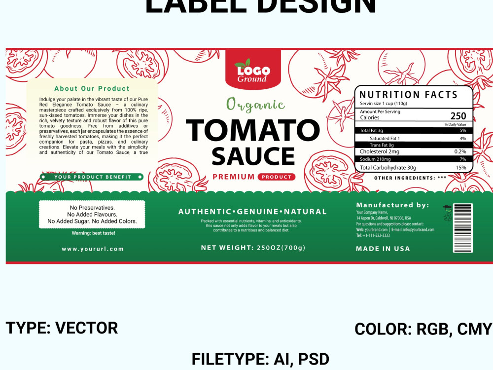 Exceptional product label design | Upwork