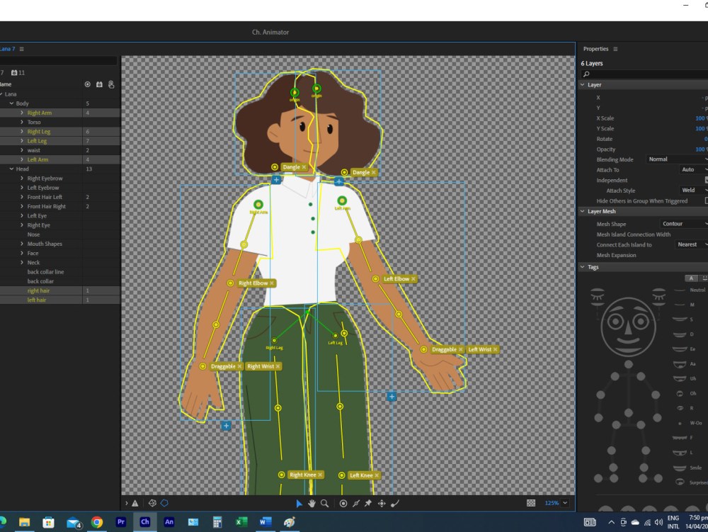 A ready to use Adobe Character Animator Puppet (Professional Rig) | Upwork