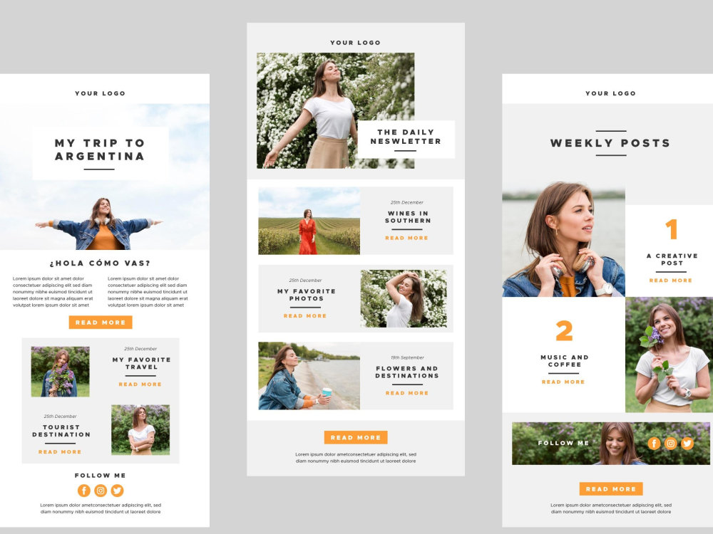 A professional email templet design | Upwork