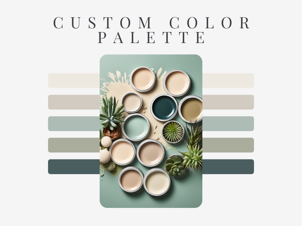 Expertly designed, custom interior paint color palette. | Upwork