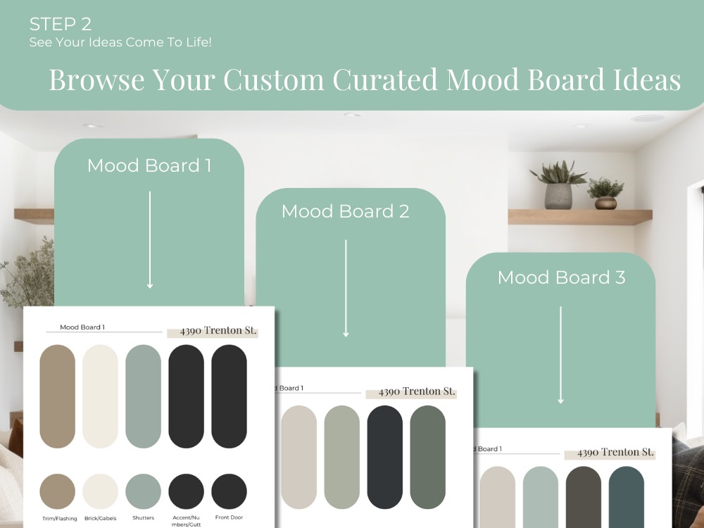 Expertly designed, custom interior paint color palette. | Upwork