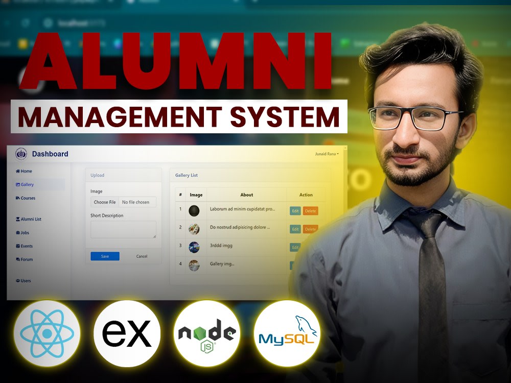 Online Alumni Management System using MERN Stack with MySQL | Upwork