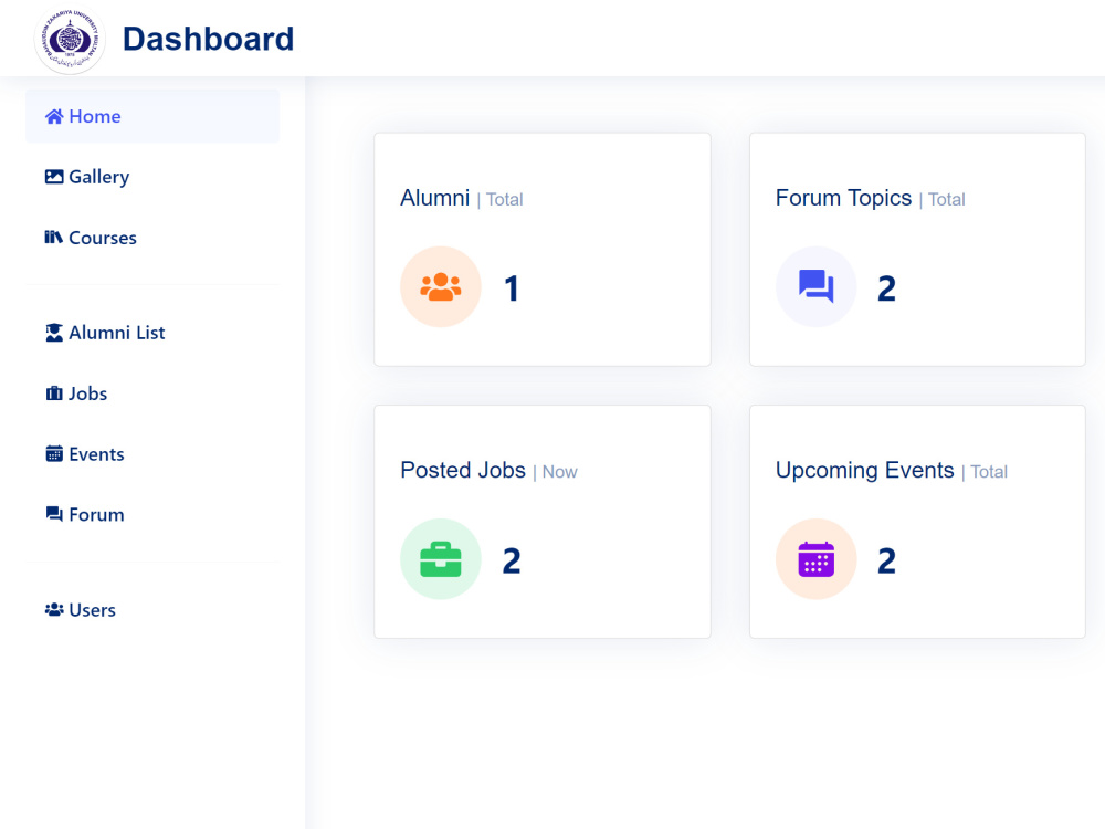Online Alumni Management System using MERN Stack with MySQL | Upwork