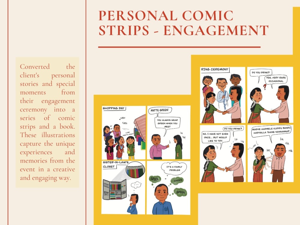 Personalised Comic strips (4-6 panels) | Upwork