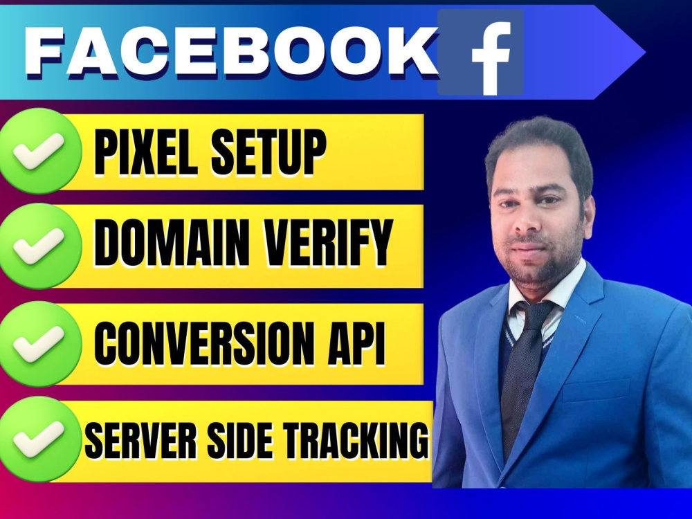 Facebook Meta Pixel Setup, Domain, Conversion API & Server-side tracking | Upwork