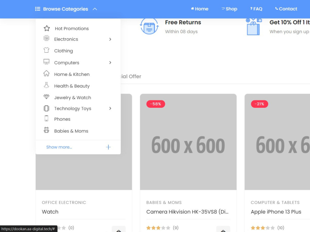 A fully customizable Ecommerce website with Payment Gateway | Upwork