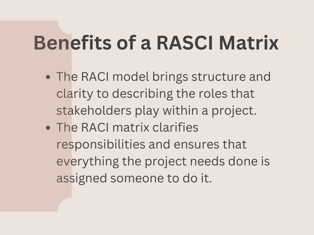 RASCI tables as summaries for large SOPs | Upwork