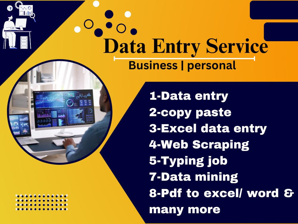 Fast Data entry, Copy paste, Retyping and convert pdf to word, excel | Upwork