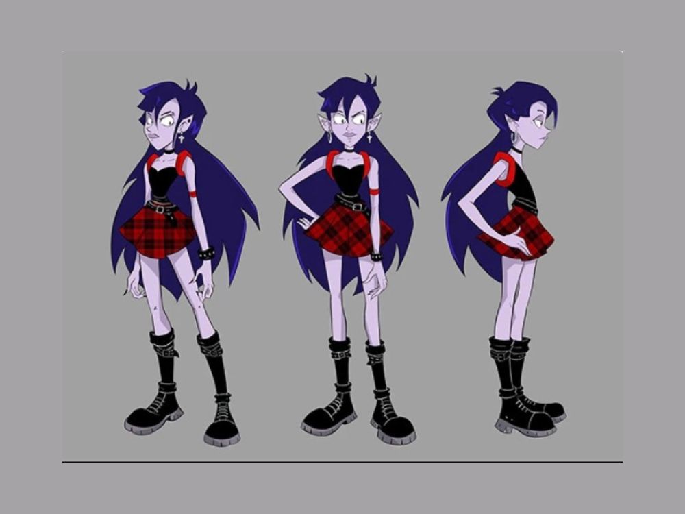 A colorful 2d character illustration for storybook, manga, comic, novel ...