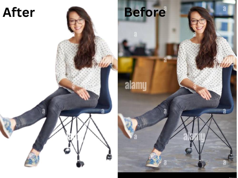 Professionally removal background from form images | Upwork