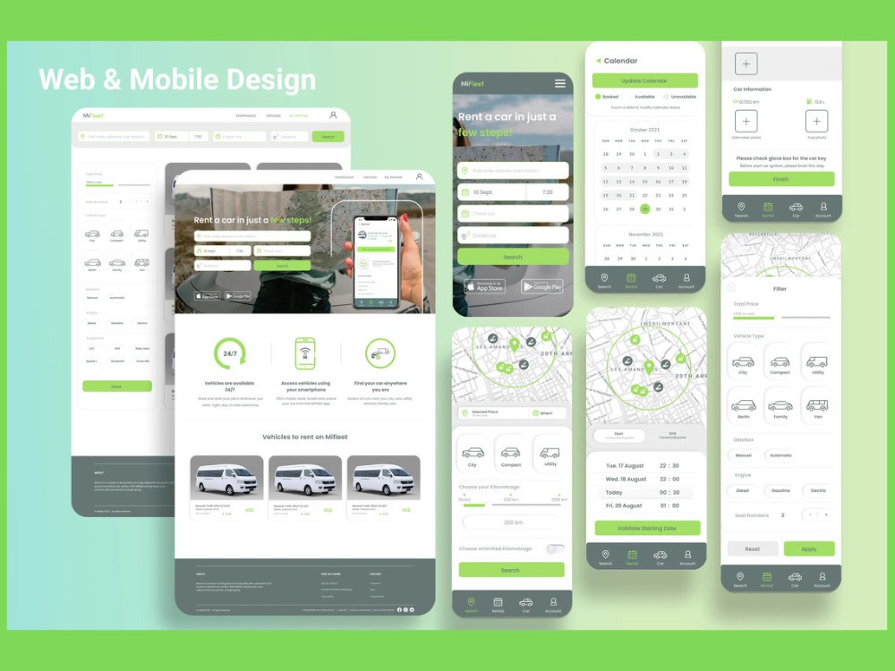 An interactive website UI UX design or mobile app UI UX | Upwork