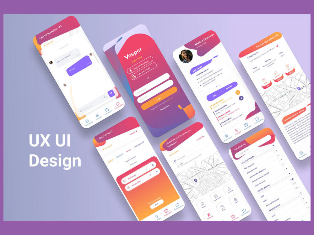 An interactive website UI UX design or mobile app UI UX | Upwork