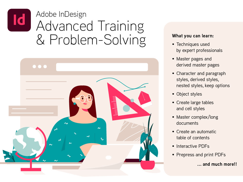 An individualised session for InDesign training or problem-solving | Upwork